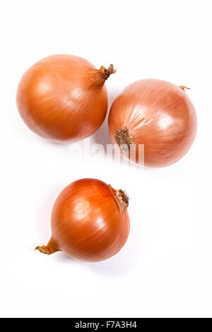 Onions isolated on a white background Stock Photo - Alamy