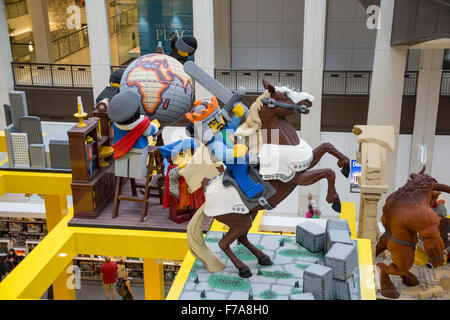 Lego display, Mall of America, Minneapolis, Minnesota, USA Stock Photo ...