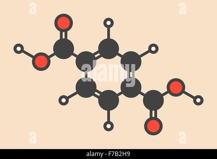 Polyethylene terephthalate (PET, PETE) polyester plastic, chemical ...