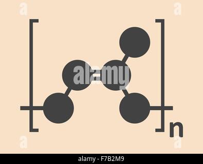 Chemical structure of isoprene, rubber (polyisoprene) building block ...