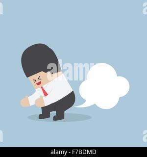 vector illustration of a farting man Stock Vector Image & Art - Alamy