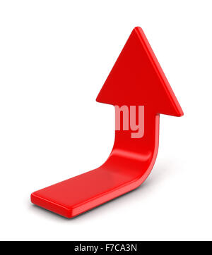 Arrow up. Image with clipping path Stock Photo - Alamy