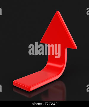 Arrow up. Image with clipping path Stock Photo - Alamy