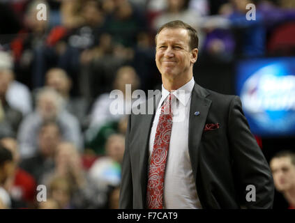 TERRY STOTTS reacts to a call. The Portland Trailblazers hosted the Los ...