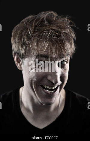 An Insane Business Man Stock Photo - Alamy