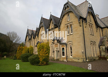 The Hall at Abbey-Cwm-Hir near Llandrindod Wells in Wales Stock Photo ...