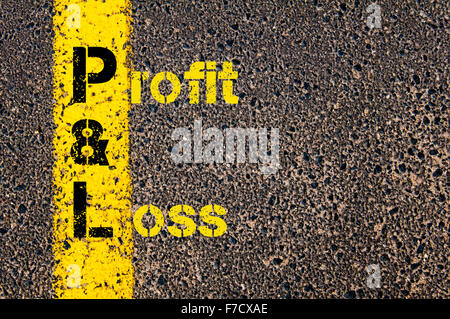 Concept image of Business Acronym PL Poverty Line written over road ...