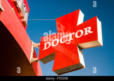 Sign for a General Practice doctors' surgery in the area of the South ...