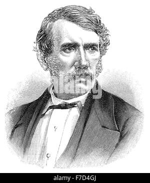 David Livingstone in the African continent. Caption reads: 'Livingstone ...