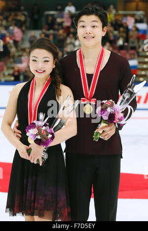 Nagano, Japan. 29th Nov, 2015. Maia Shibutani & Alex Shibutani (USA ...