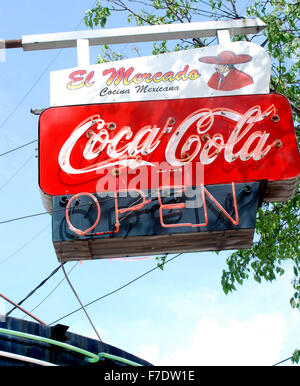 Sign we are open Stock Photo - Alamy