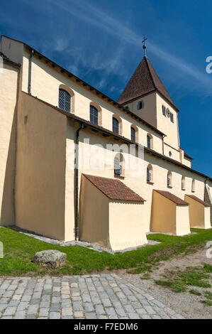 Romanesque church of St. Georg Reichenau-Oberzell monastery island ...