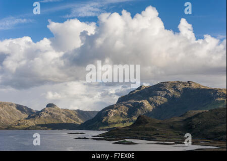 Loch Glencoul, Unapool, by Kylesku, Assynt, Sutherland, Scotland Stock ...