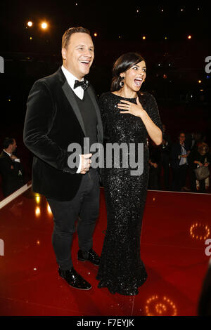 Celebrities attending the Goldene Bild der Frau Award at Hamburger ...