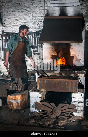 blacksmith smithy trade skill furnace hammer anvil forge coke tong ...