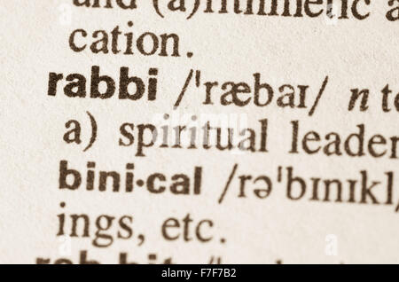 Definition of word Judaism in dictionary Stock Photo - Alamy