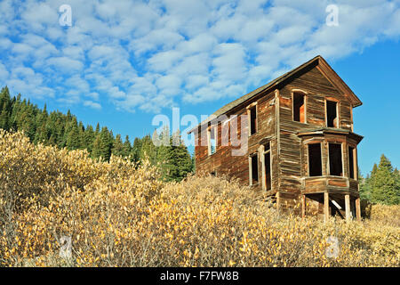 Animas Forks ghost town, San Juan Mountains, Colorado USA Stock Photo ...