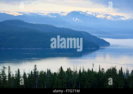 View of Douglas Channel from Bish Creek Forest Service road, Kitimat ...
