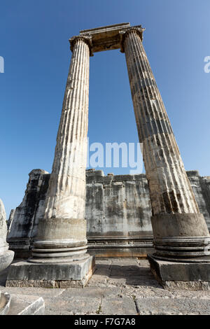 The ruins of the Temple of Apollo at Didyma ancient greek city. Didyma ...