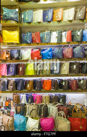 Handbags at the Grand Bazaar, Istanbul, Turkey Stock Photo - Alamy