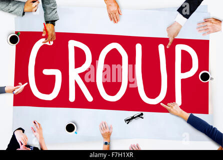 Gruop Union Team Organization Partnership Concept Stock Photo - Alamy