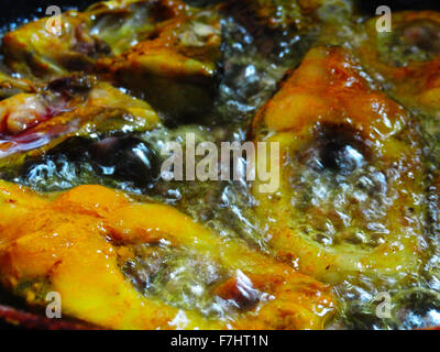 Process of frying fish / Process of frying fish Stock Photo - Alamy