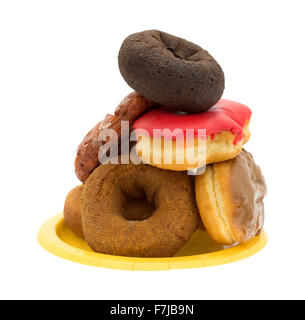 Assorted stack of delicious donuts Stock Photo - Alamy