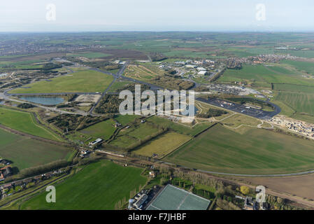 An aerial view of RAF/DST Leconfield near Beverley, East Yorkshire ...