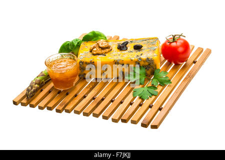 Gold cheese with mould Stock Photo - Alamy