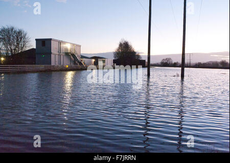 Welshpool, Powys, Wales, UK. 1st, December, 2015. Welshpool airport is ...