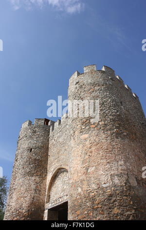 MACEDONIA, Ohrid. Car Samoil's Castle and Old Town from Sveti Kliment ...