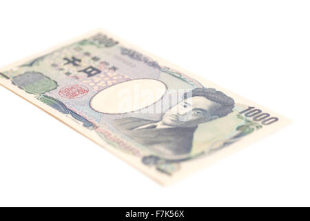 Stacks of 1000 Japanese Yen Isolated Stock Photo - Alamy