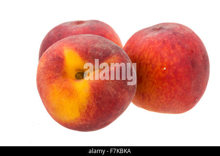 Ripe Peach studio macro shoot isolated Stock Photo - Alamy