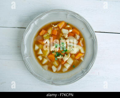 Bahamian Red Conch Chowder .Caribbean cuisine Stock Photo - Alamy