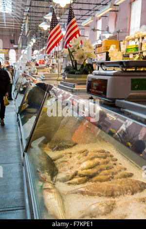 Washington, DC - Fish on sale at the Municipal Fish Market. Established ...