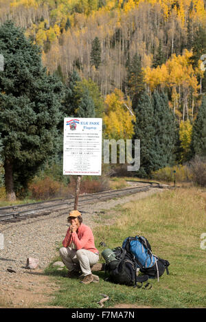 Waiting For The Durango Silverton Narrow Gauge Railroad At The ...