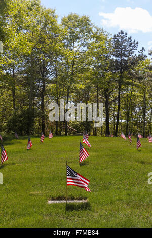 Memorial Day at Massachusetts National Cemetery, Bourne, Massachusetts ...