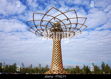 Tree of life at exhibition Expo Milano 2015. The masterpiece to the ...