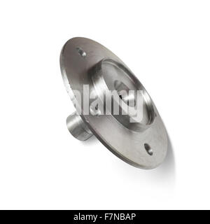 automobile wheel nave. Isolated on white with clipping path Stock Photo ...