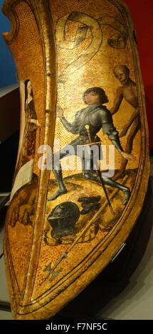 French medieval shield (may have been a gift or a prize in a tournament ...