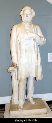 Marble statue of the Right honourable John Bright, MP (1811-1889) by ...