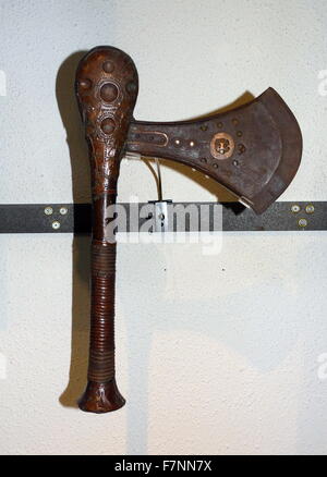 Weapons of Leadership, Kuba axe, from Democratic Republic of Congo ...
