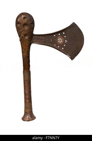 Weapons of Leadership, Kuba axe, from Democratic Republic of Congo ...