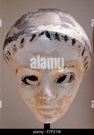 Funerary Mask, Roman Period, A.D. 1st–4th century, From Egypt, Plaster ...
