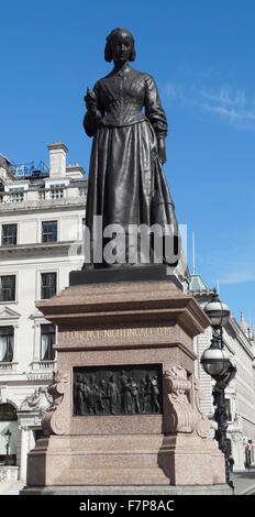 Memorial statue of Florence Nightingale in Waterloo Place, Westminster ...