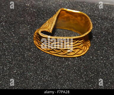 Artefact from the Staffordshire Hoard of Anglo-Saxon gold and silver ...