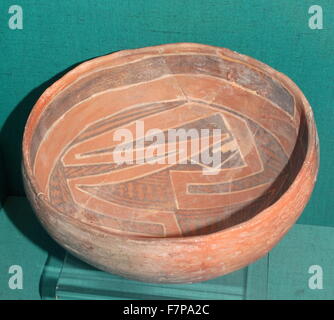 Painted bowl, Aztec, Mexico, AD 1400-1520. Aztec bowls were often ...