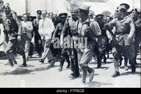 Spanish Dictator, Francisco Franco reviews Nationalist Army in Madrid ...