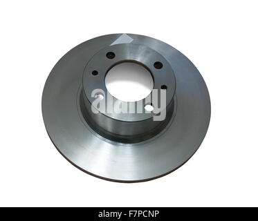 Auto circular plate. Isolated on white with clipping path Stock Photo ...