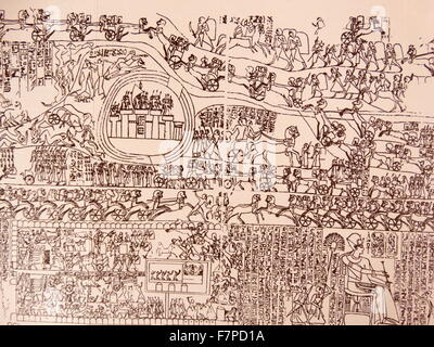 The Battle of Kadesh or Battle of Qadesh fought between the forces of ...